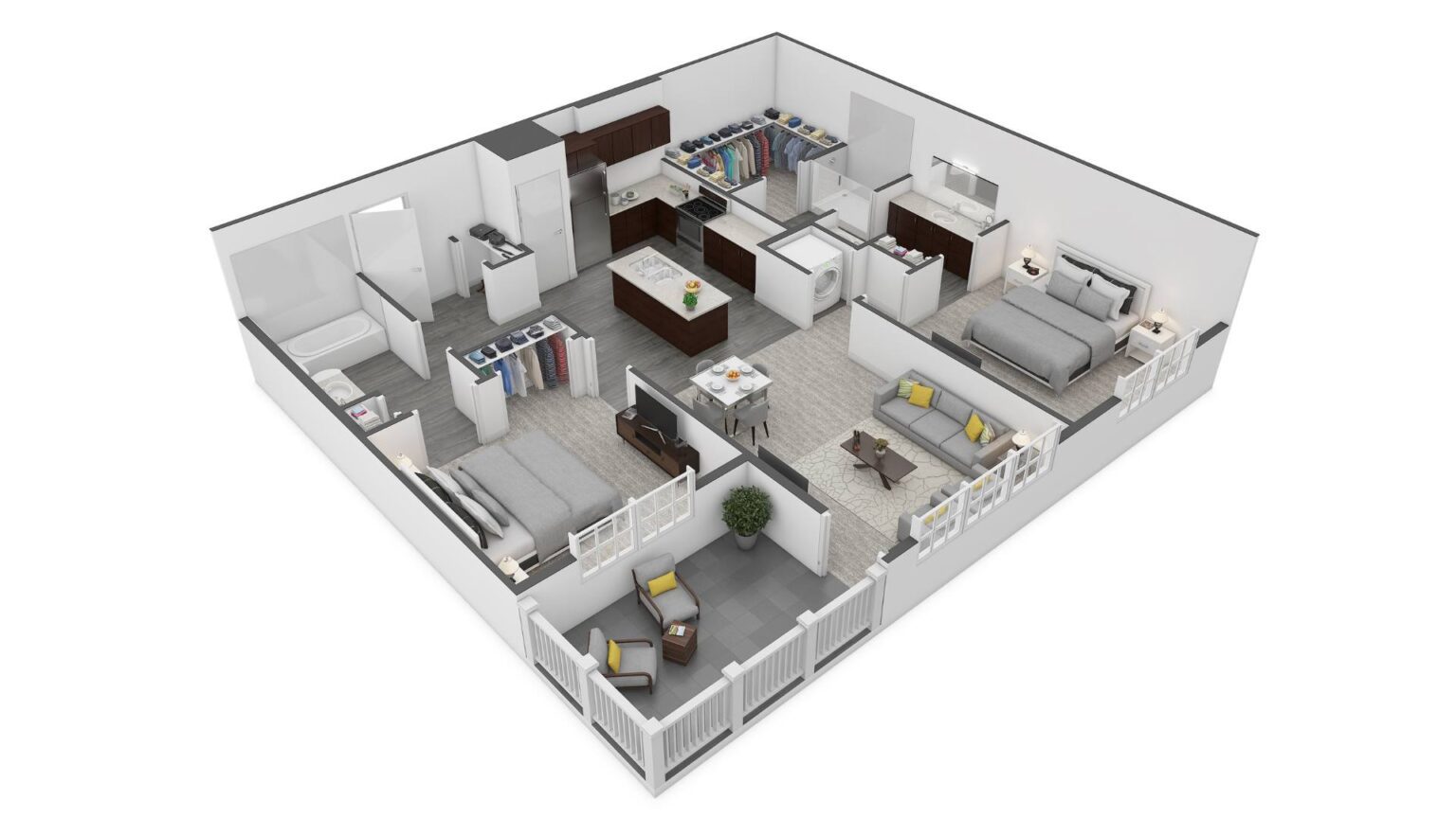 MaxWave3D: Apartment Floor Plan Renderings for Renters